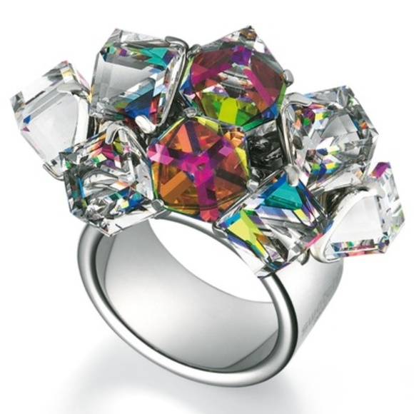 Swatch | Jewelry | Swatch Bijoux Love Explosion Crystal Ring Sz 6 ...